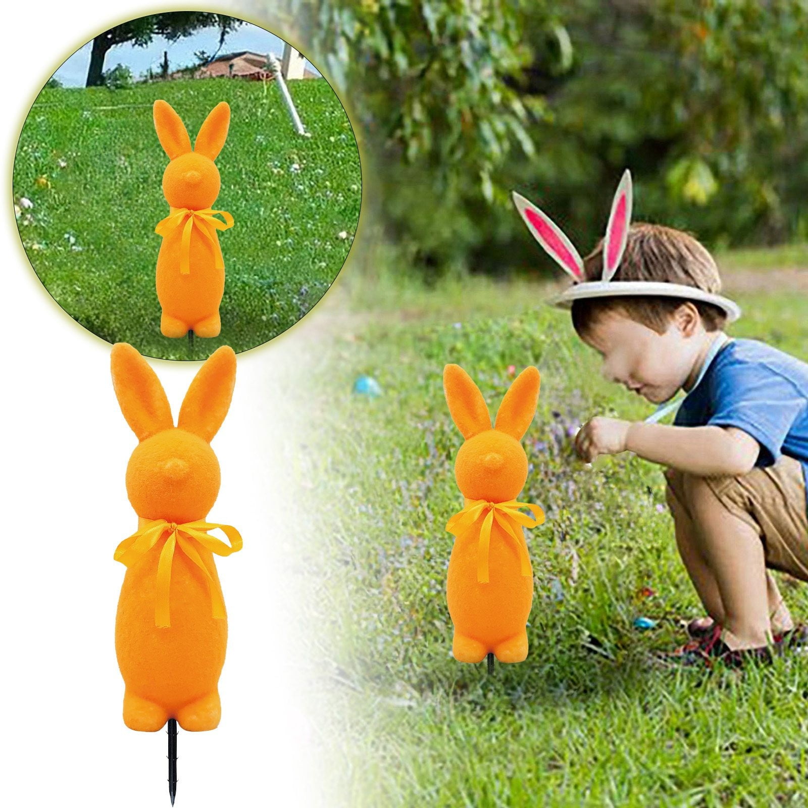 Youmylove Easter Yard Signs Outdoor Bunny Lawn Signs Easter Rabbit ...