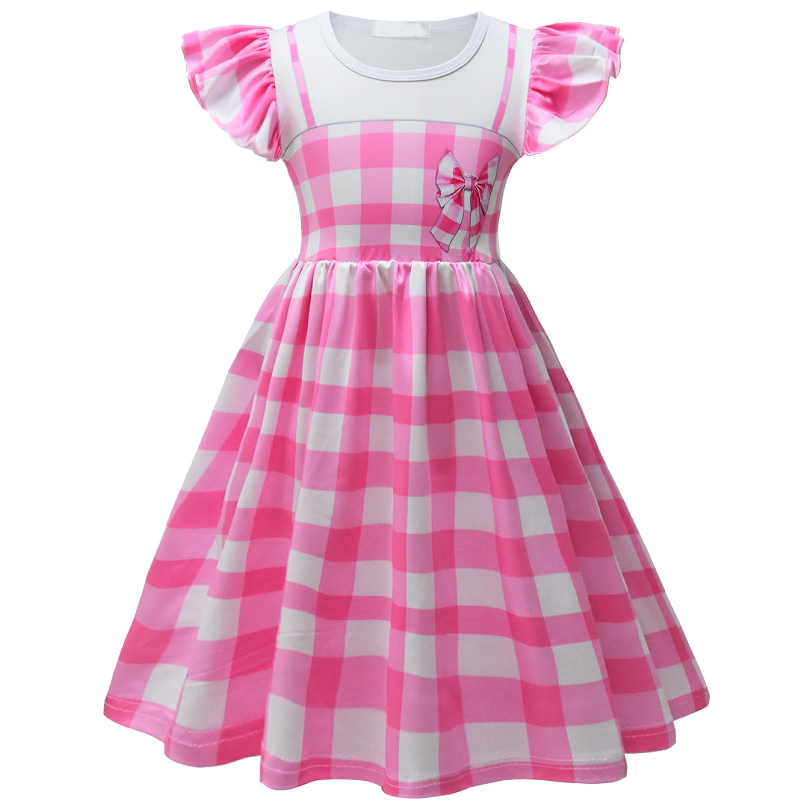 Youmylove Fashion Dresses For Girls Kids Pink Dress Birthday Party ...