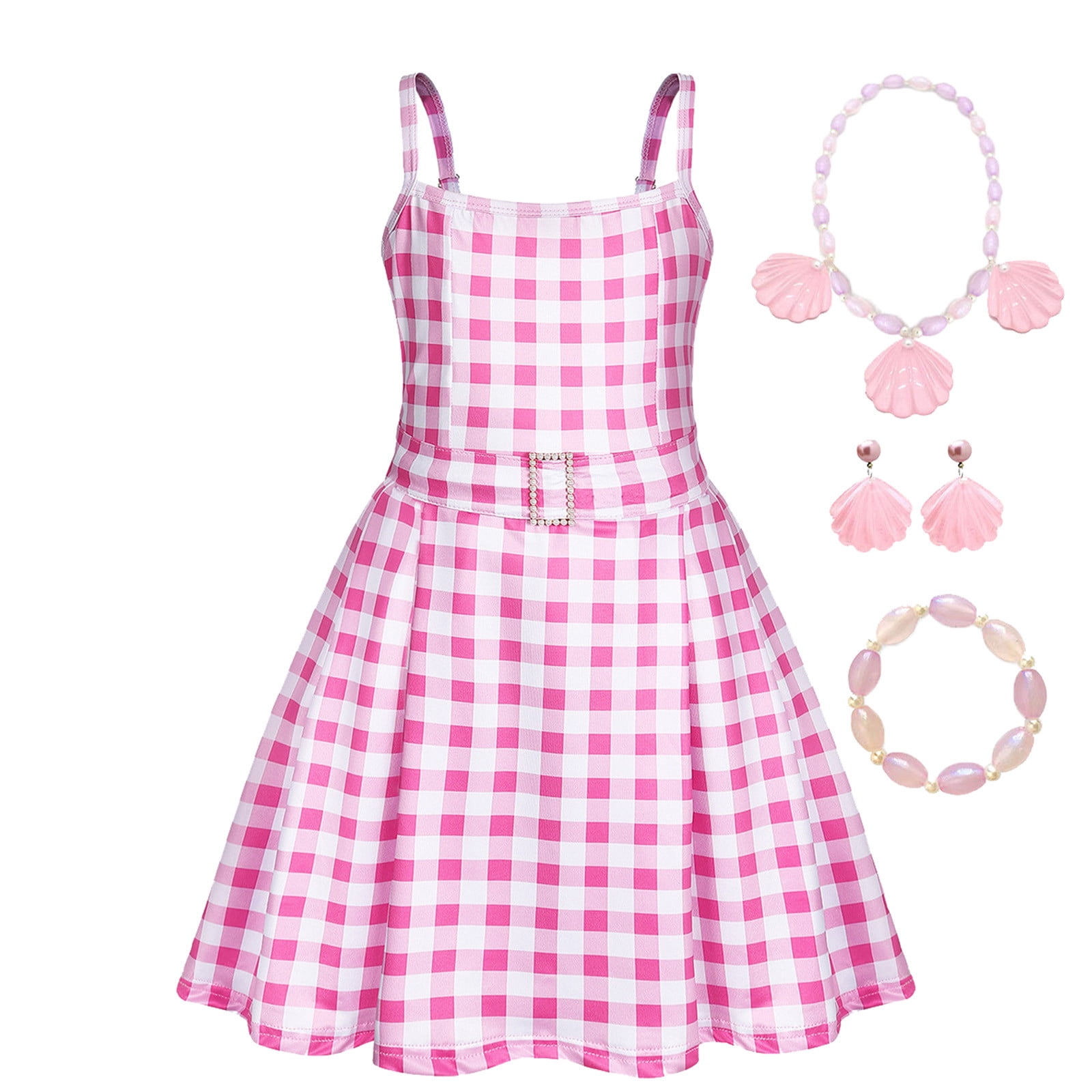 Youmylove Fashion Dresses For Girls Pink Dress Birthday Party With ...