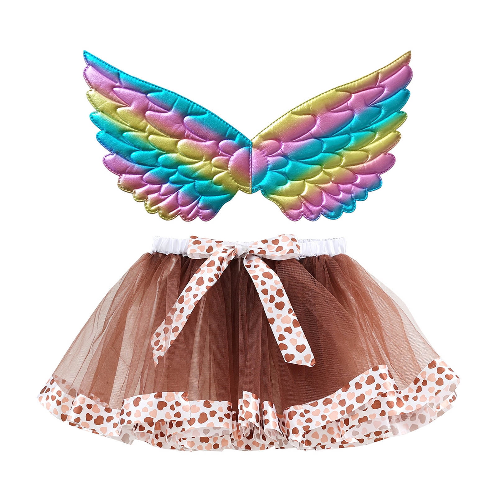 Youmylove Kids Girls Ballet Skirts Cute Holiday Party Tulle Dance Skirt ...