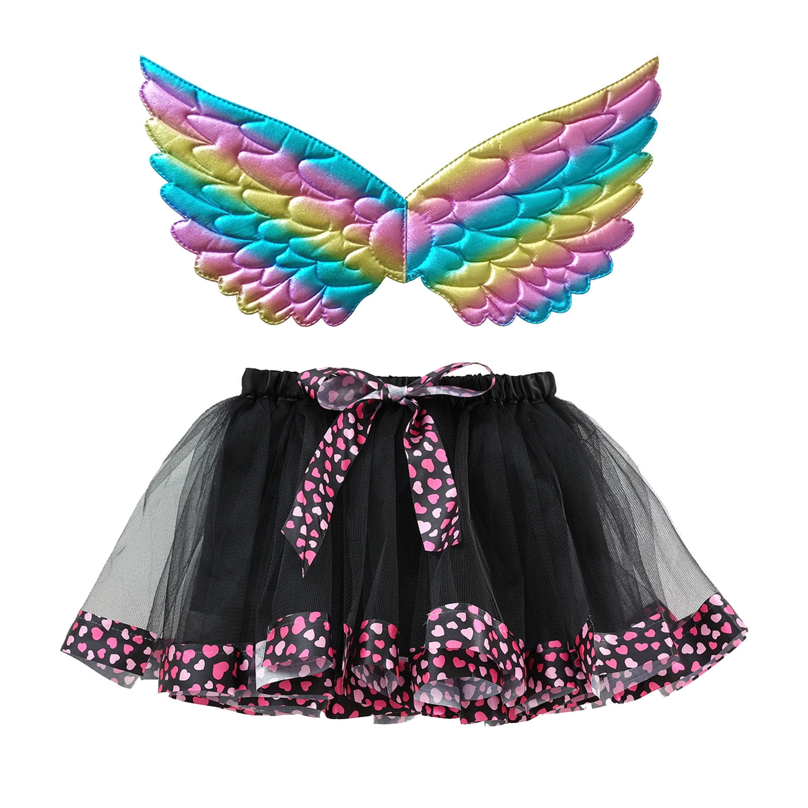 Youmylove Kids Girls Ballet Skirts Cute Holiday Party Tulle Dance Skirt ...