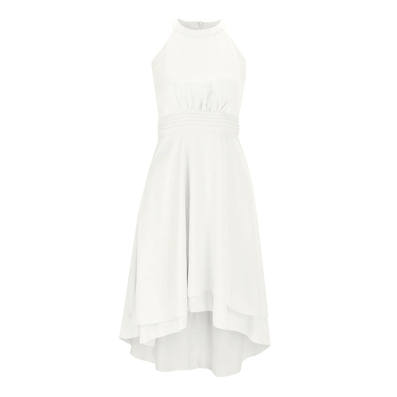 Youmylove Kids Girls Halter Neck Sleeveless Elegant Floral A-Line ...