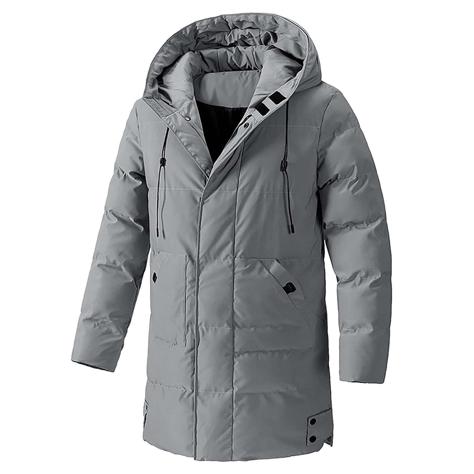 Youmylove Men's Puffer Jacket Outerwear Trendy Winter New Wadded Jacket ...