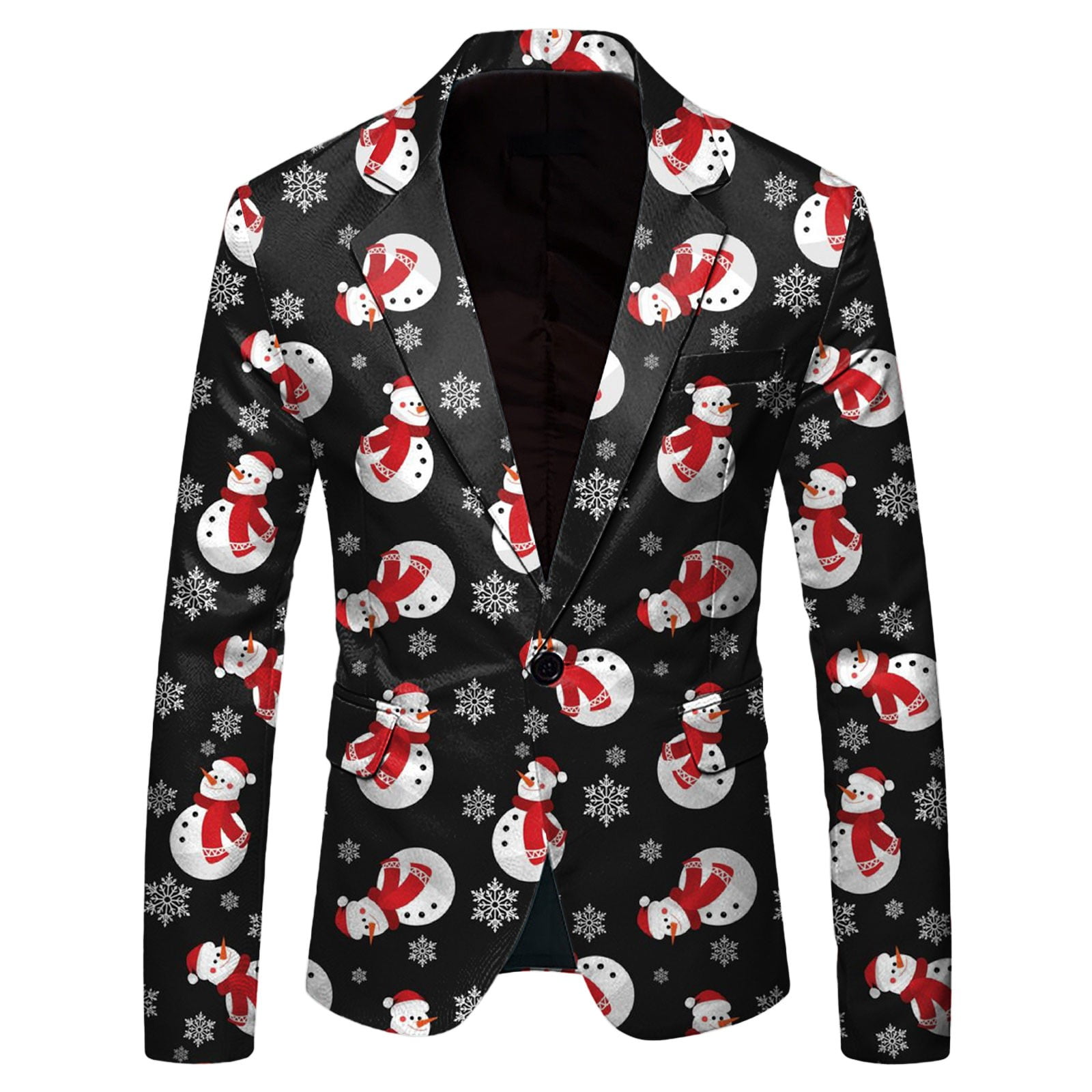 Youmylove Mens Blazers Casual Sport Coat Autumn Winter Christmas Trend ...