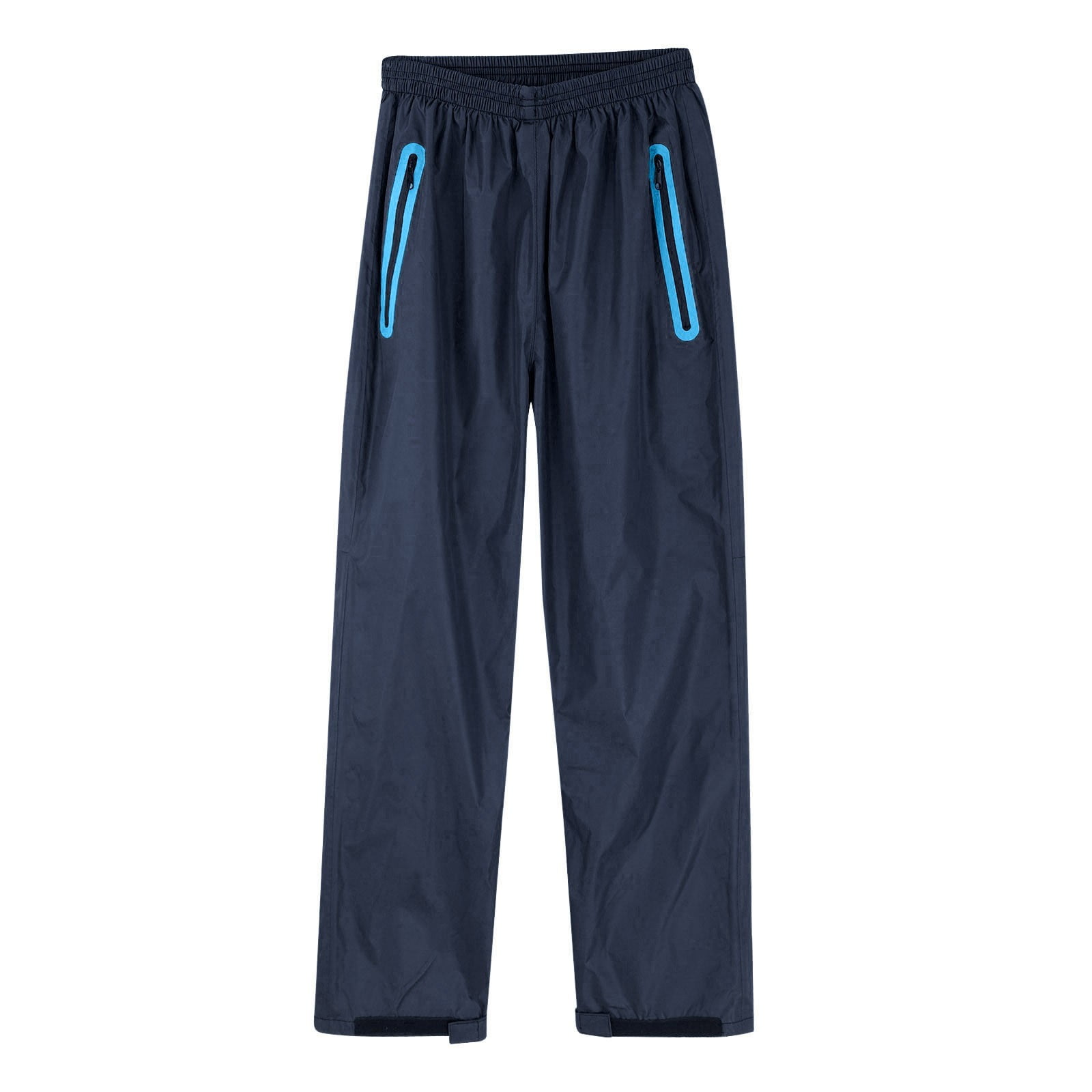 Youmylove Mens Rainstorm Proof Double Layer Thick Breathable Rain Pants ...