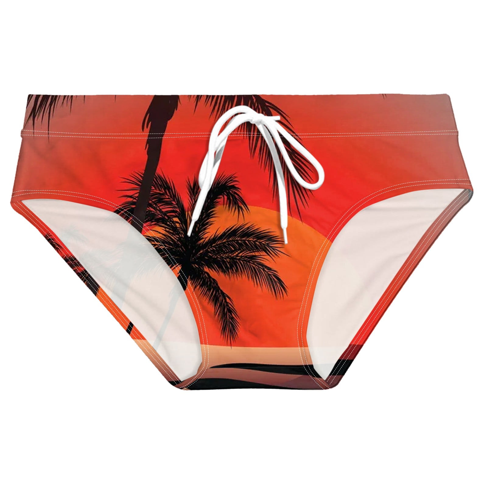 Youmylove Mens Summer Breathable Printed Swim Trunks Pants Swimwear ...