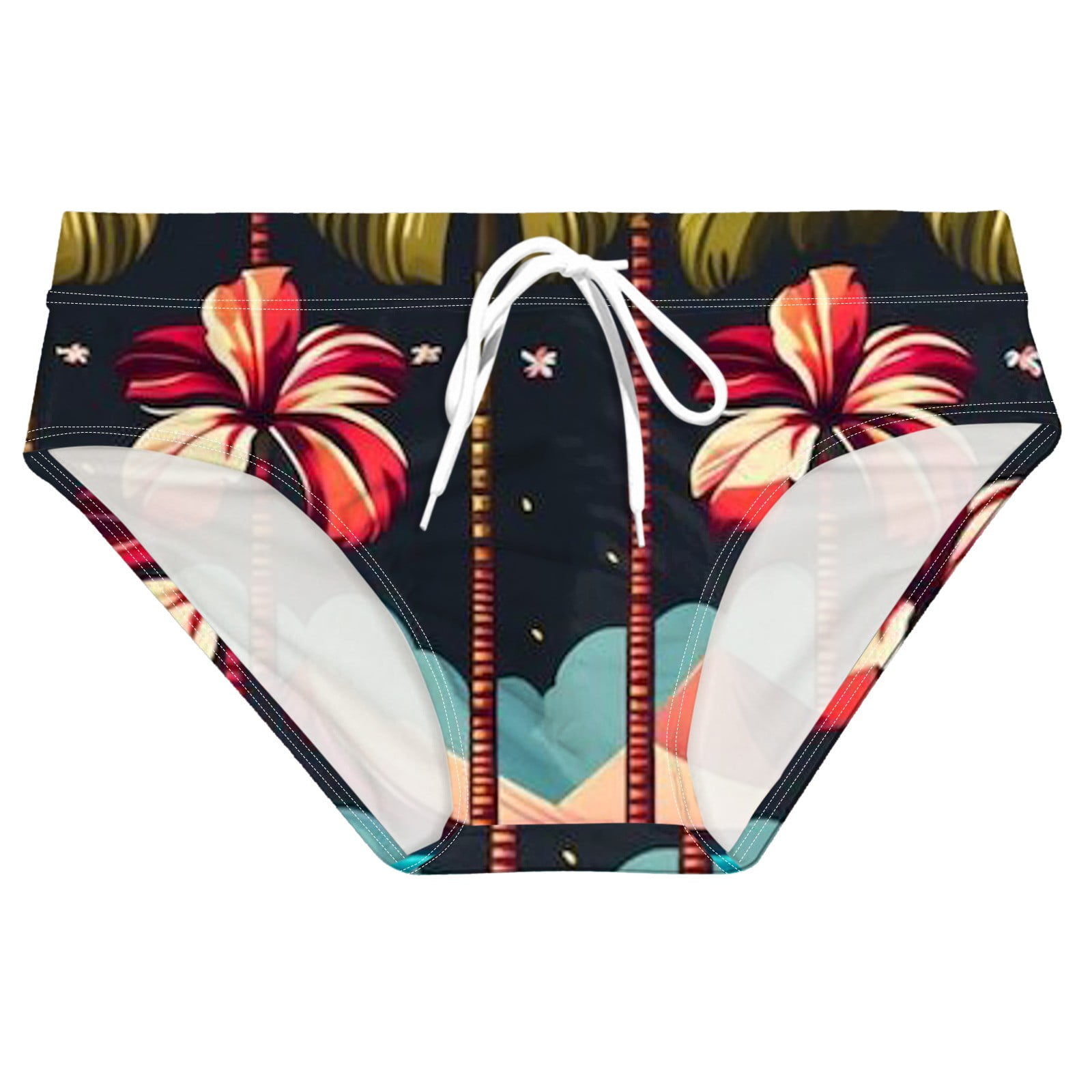 Youmylove Mens Summer Breathable Printed Swim Trunks Pants Swimwear Shorts Slim Wear Swim