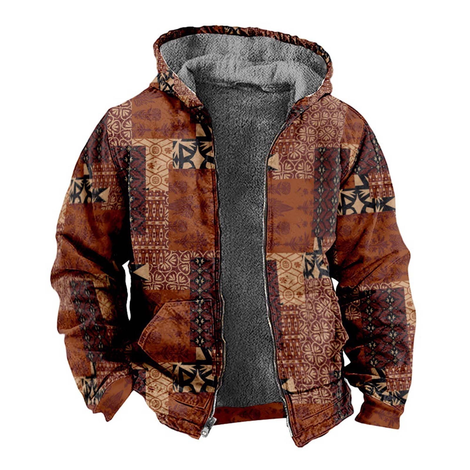 Youmylove Mens Waterproof Rain Jacket Lightweight New Pretty Printed ...