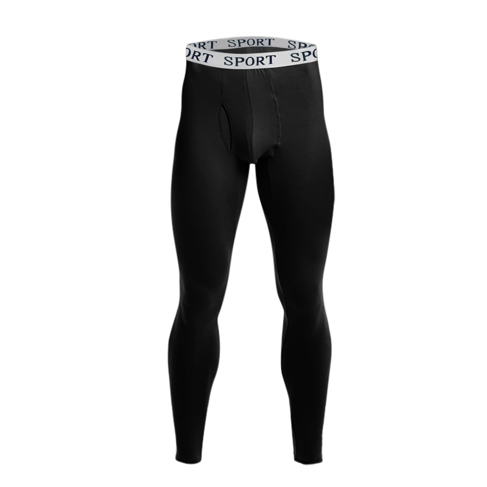 Youmylove Thermal Pants For Men Autumn Winter Bottoms Warm Thin Long ...