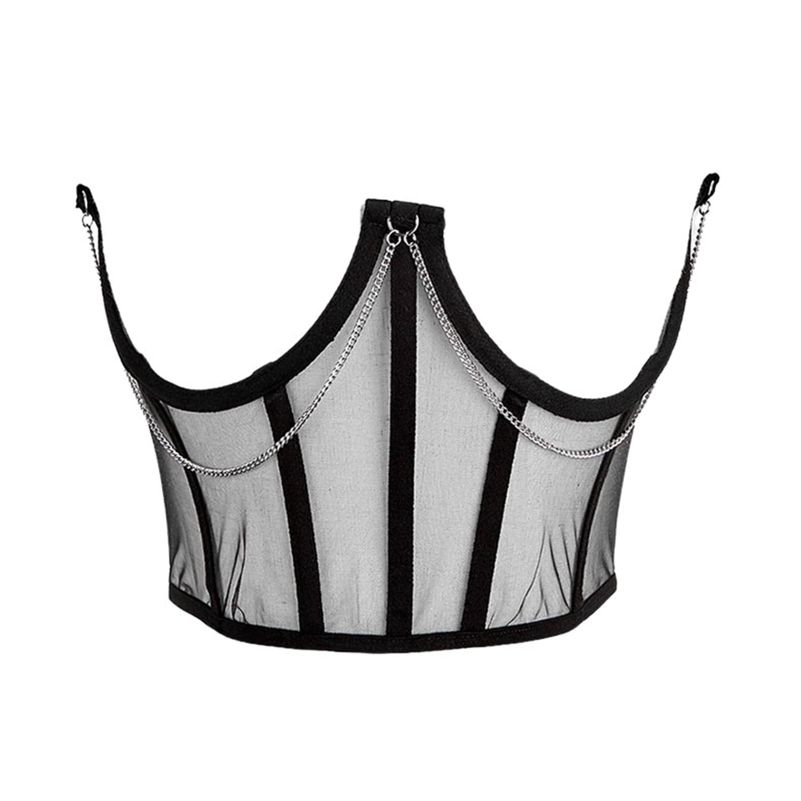Youmylove Trendy Summer Corset Tops Chain Vest Waist Girdle Chest ...