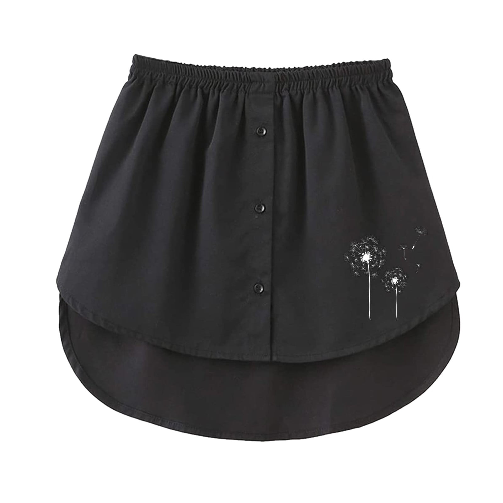 Youmylove Women 1-Pack Mini Underskirt Lower Skirt Sweep Shirt ...