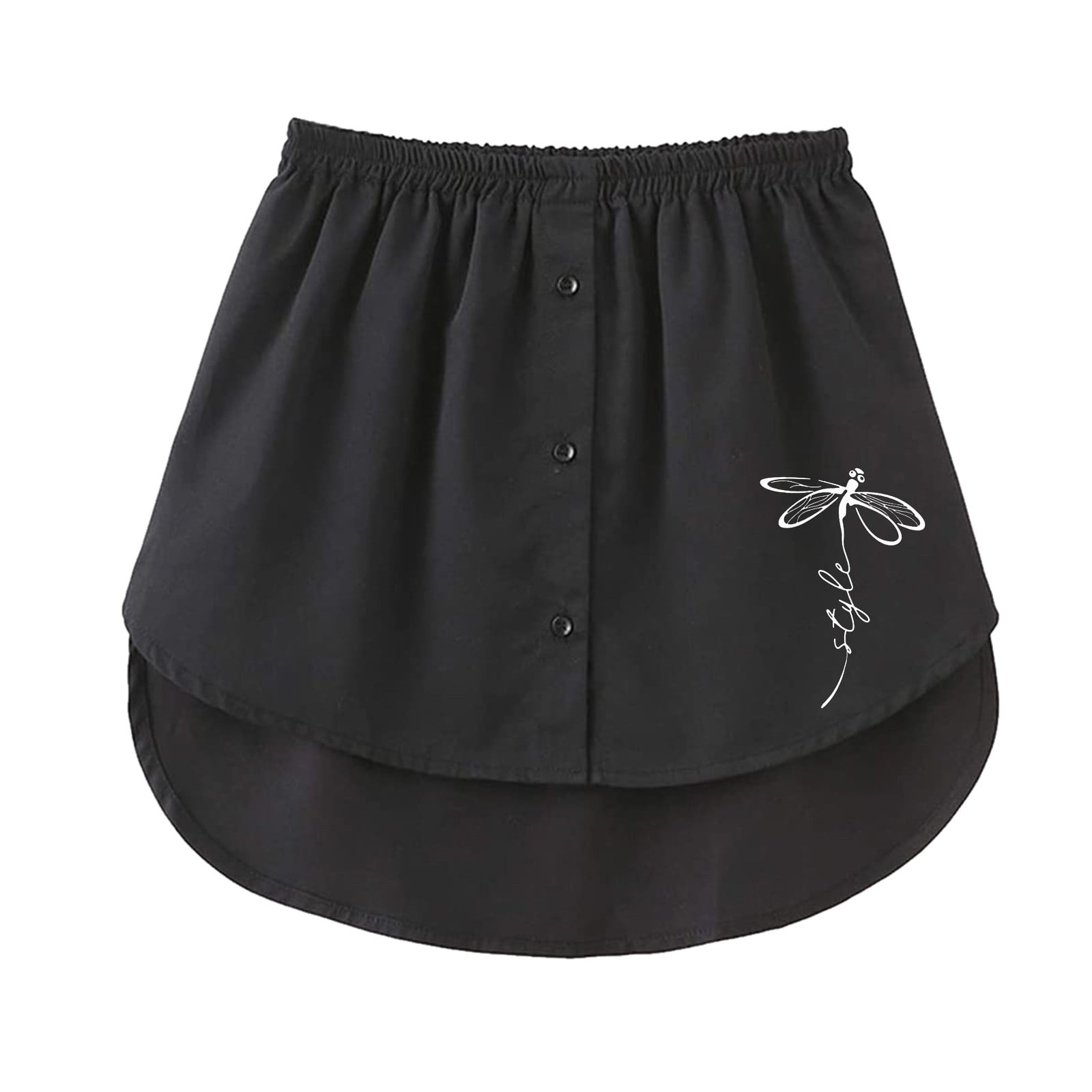 Youmylove Women 1-Pack Mini Underskirt Lower Skirt Sweep Shirt ...