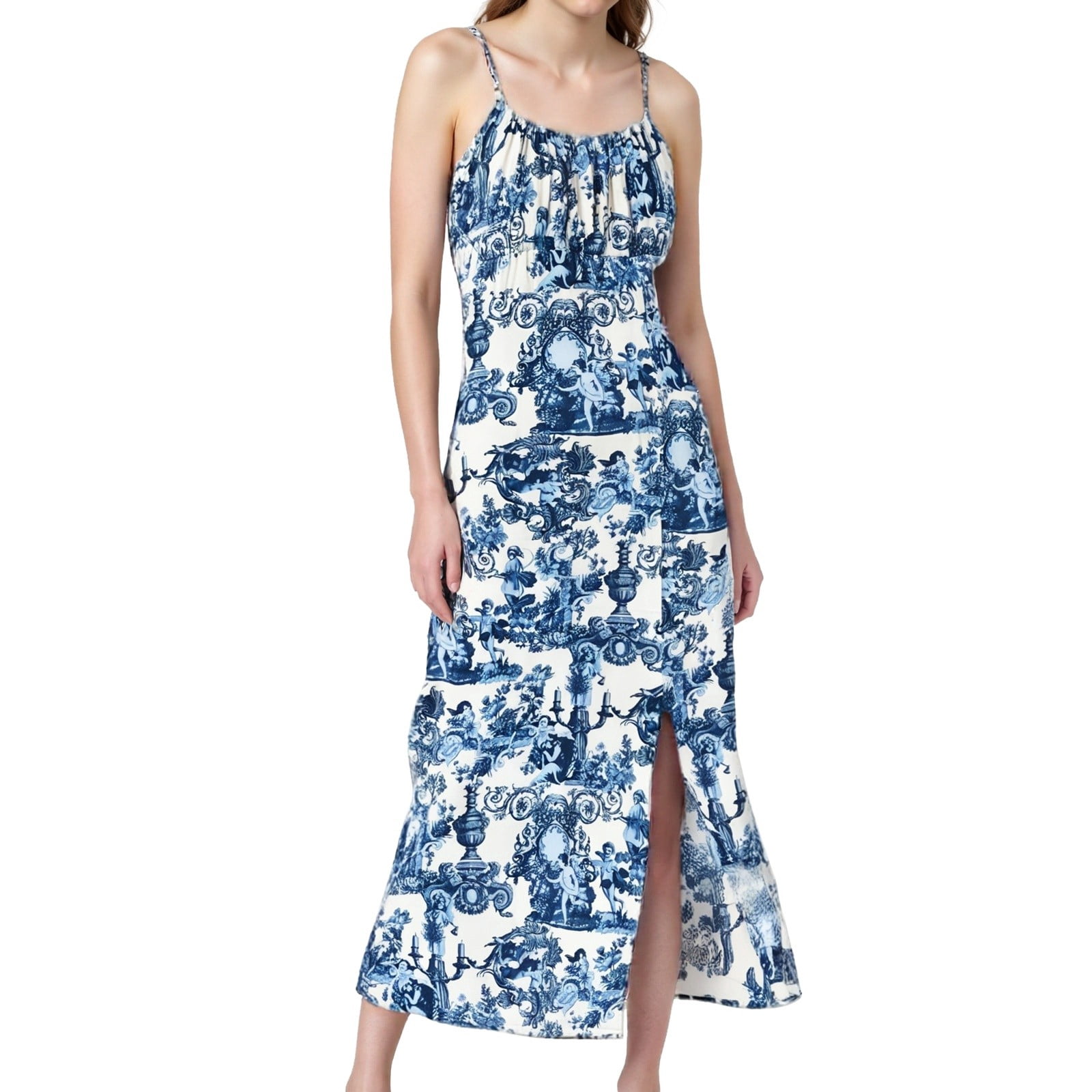 Youmylove Womens Floral Midi Dress New Floral Spaghetti Strap Cami ...