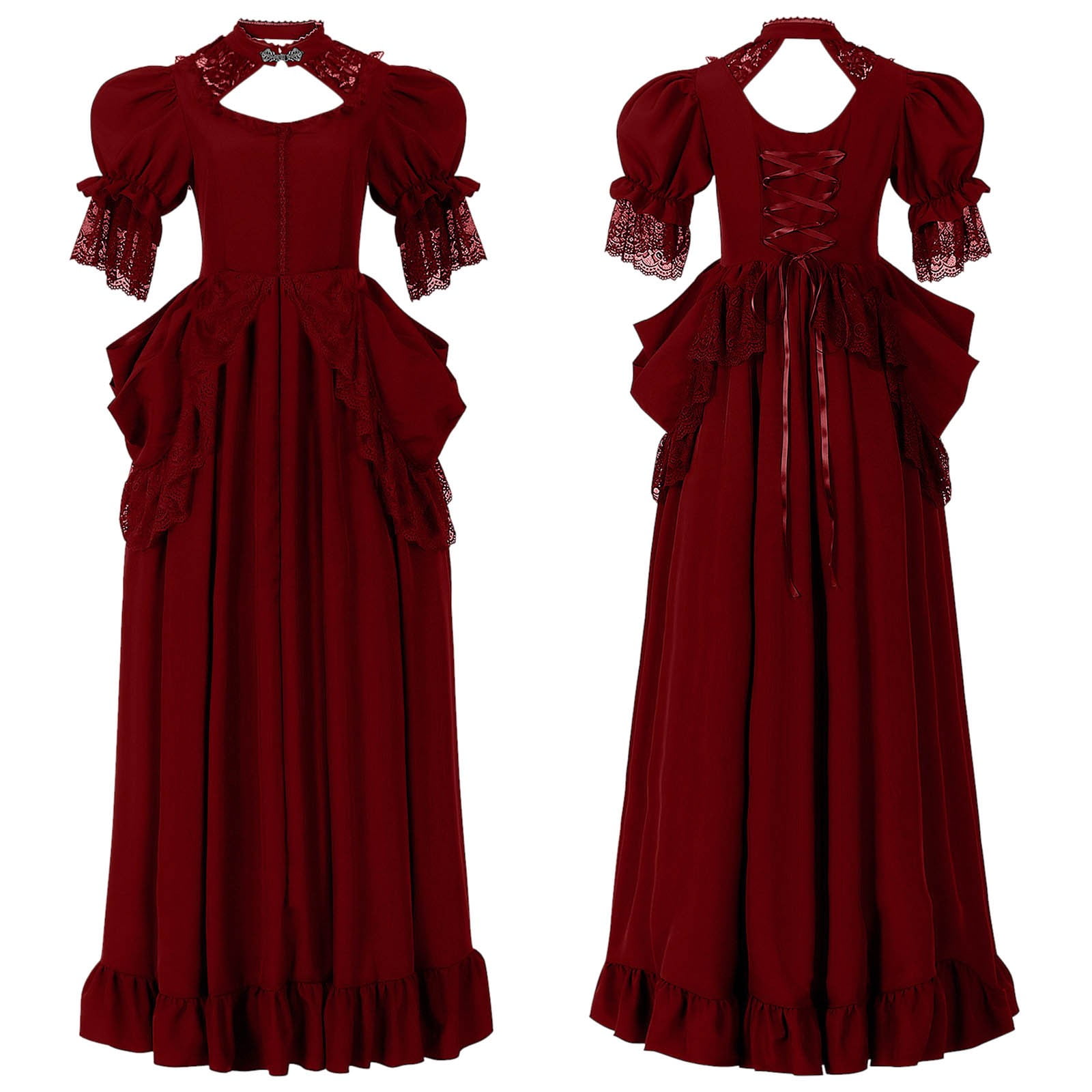 Youmylove Womens Summer Dresses Maxi Dress Women Defined Waist Dress ...