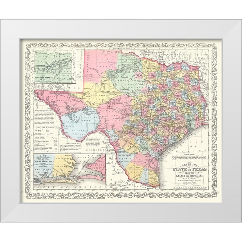 Young 18x15 White Modern Wood Framed Museum Art Print Titled - State of ...