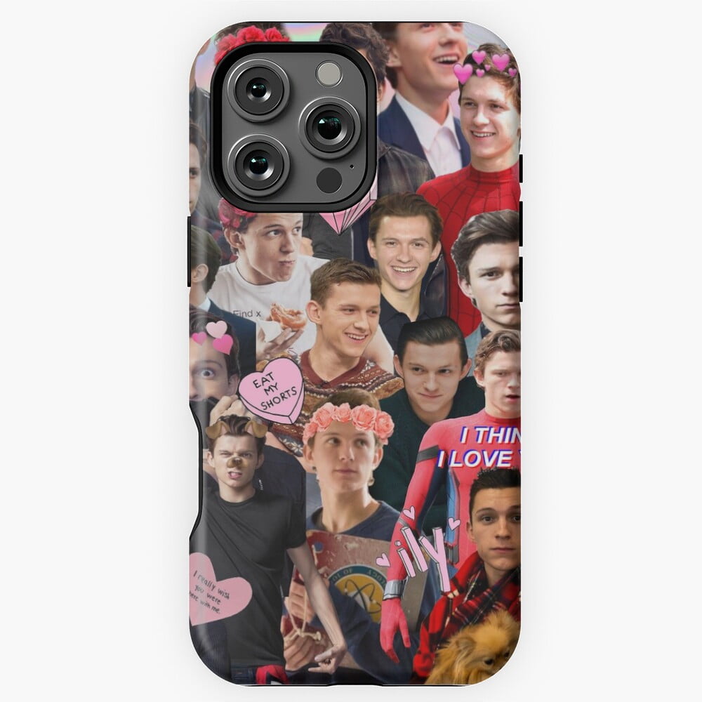 Young Actor Hero Aesthetic Collage Style iPhone Case 17 through 11 Pro ...