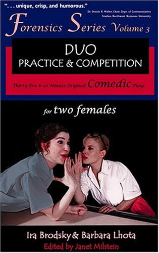 Pre-Owned Young Actors: Forensics Series : Duo Practice and Competition ...
