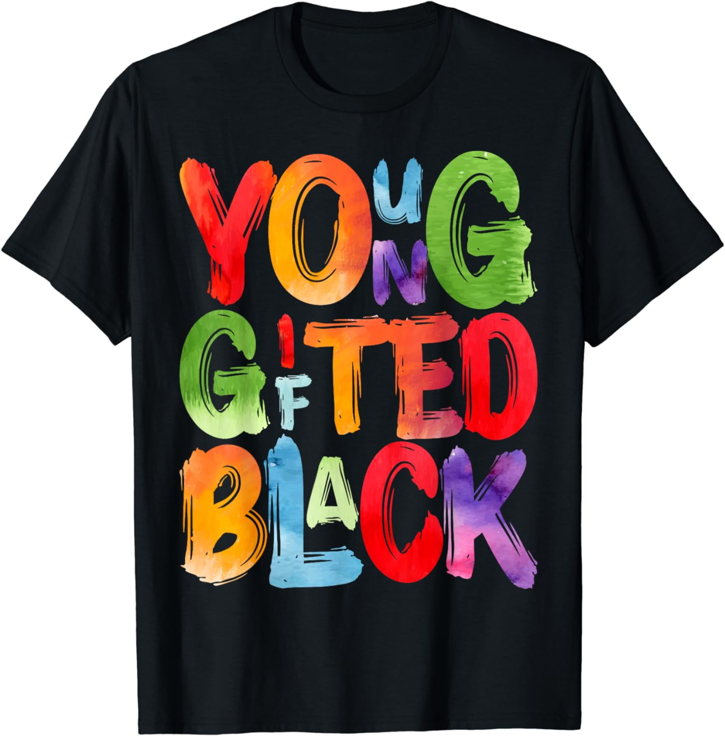 Young Black Gifted Men Women Kids Black History Month T-Shirt - Walmart.com