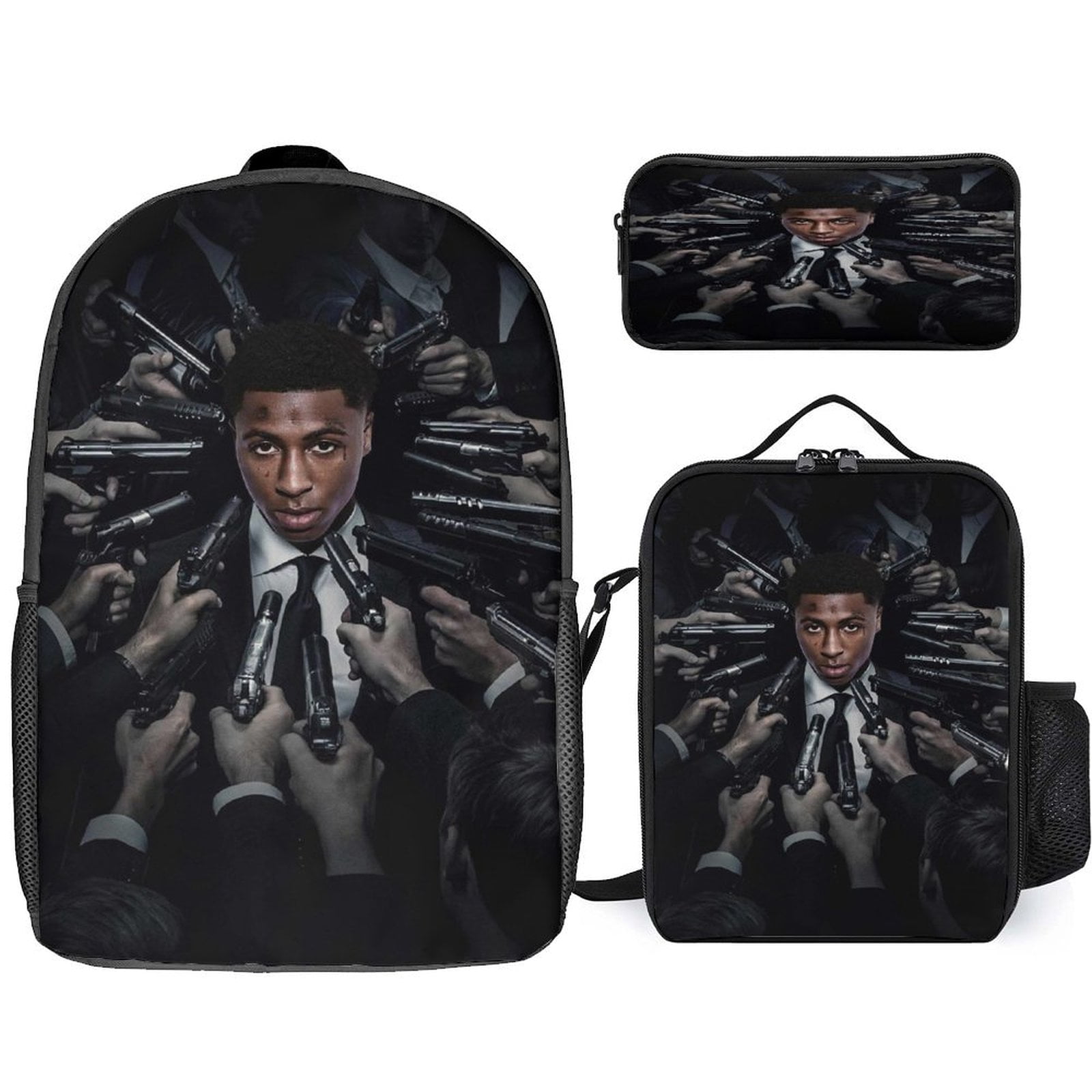 Young-Men Never Br-oke Again Backpack for Unisex 3 Piece Backpack Set ...