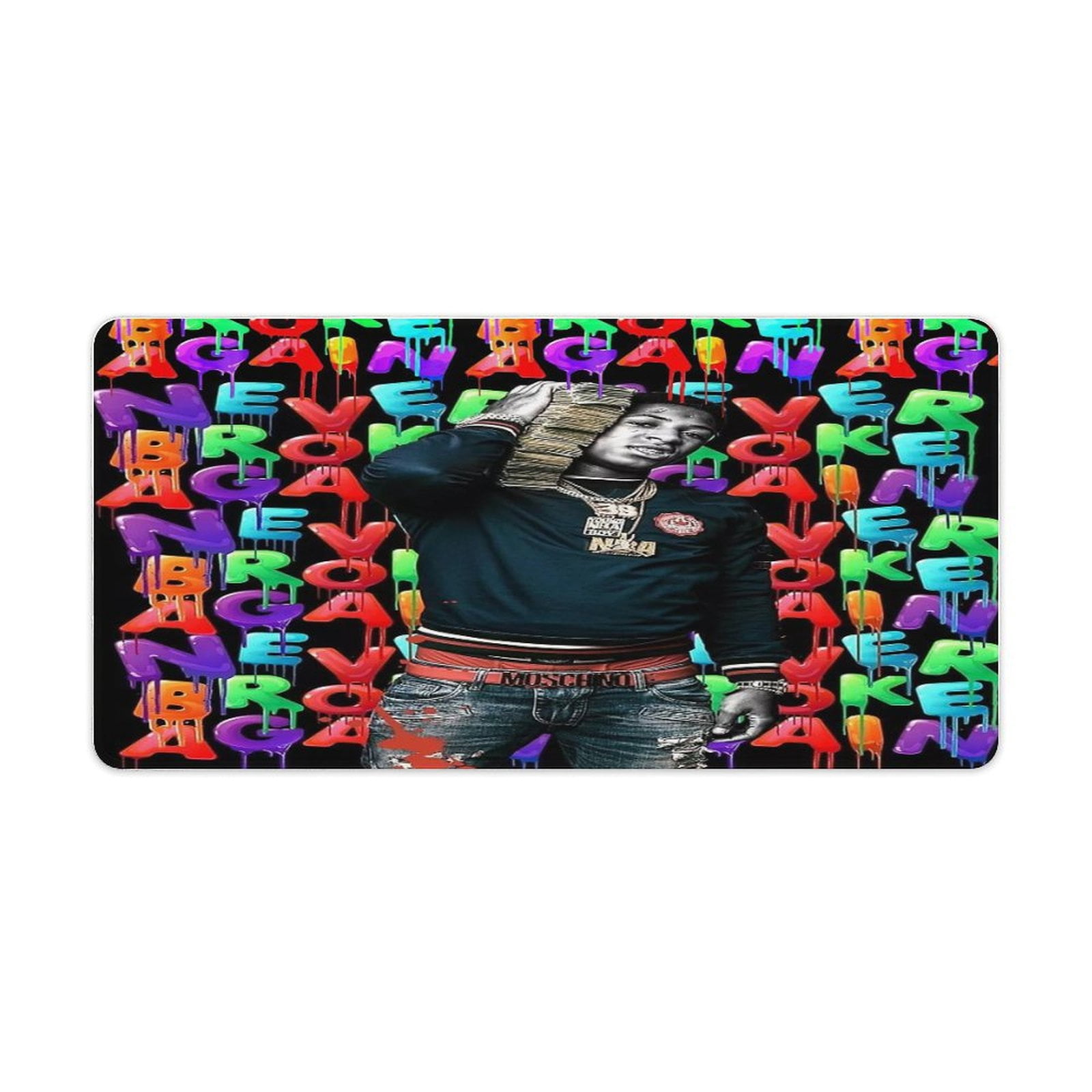 Young-Boy Never Br-oke Again Large Mouse Pad Rubber Lock Edge Office ...