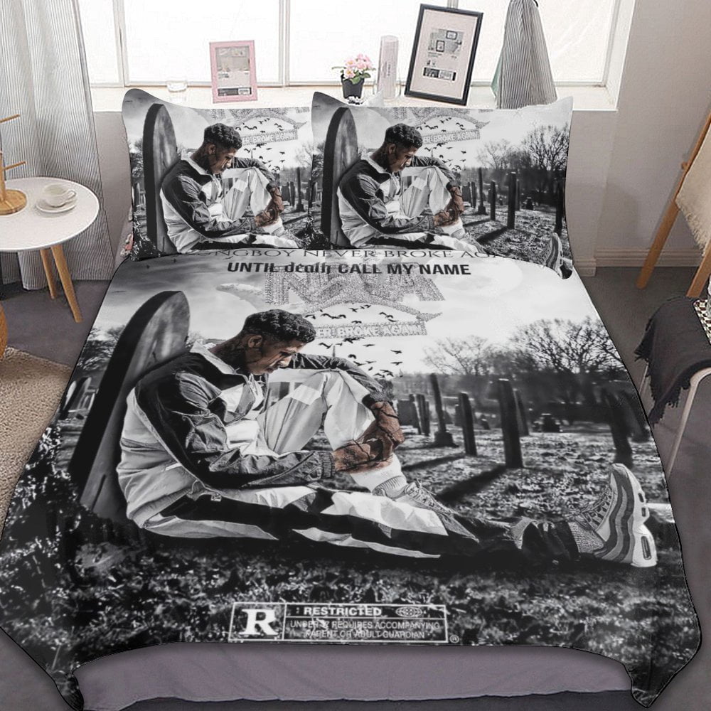 Young Boy Never Broke Again Bed Duvet Cover Microfiber Bedding Sets 3D ...