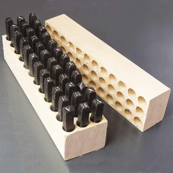 Young Bros Stamp Works Hand Stamp Kit, Letter/Number Set 05361 ...