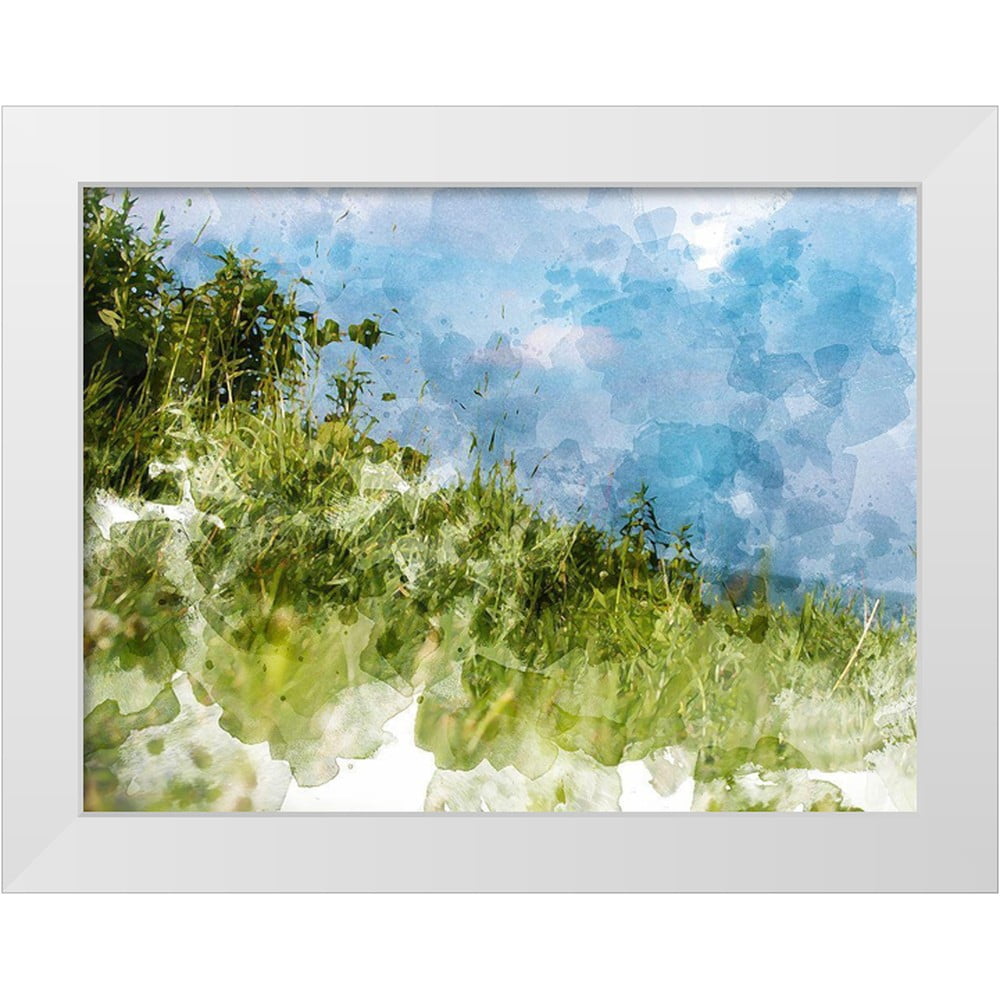 Young, Chamira 14x12 White Modern Wood Framed Museum Art Print Titled ...