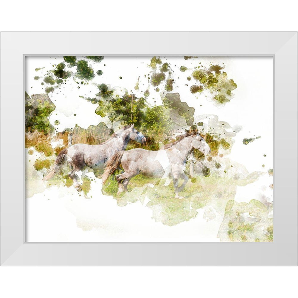Young, Chamira 14x12 White Modern Wood Framed Museum Art Print Titled ...