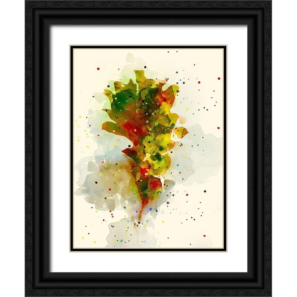 Young, Chamira 15x18 Black Ornate Wood Framed with Double Matting ...