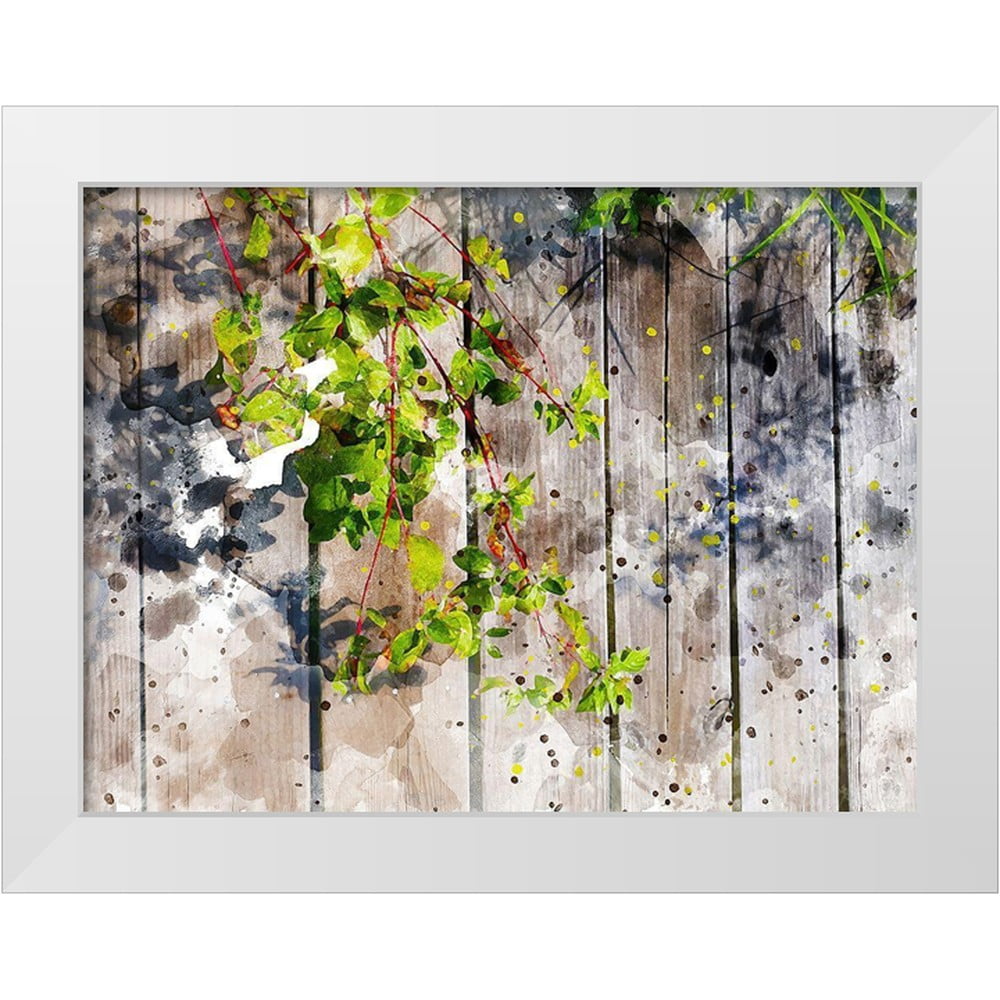 Young, Chamira 24x19 White Modern Wood Framed Museum Art Print Titled ...