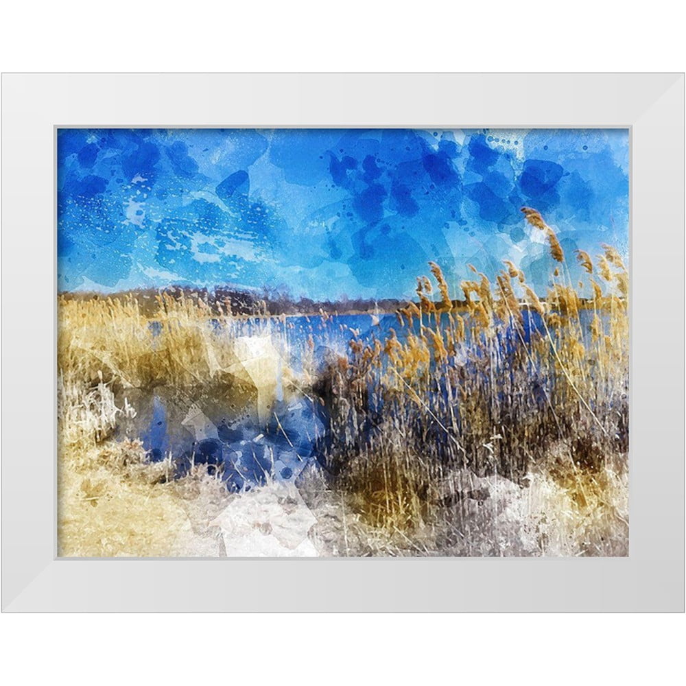 Young, Chamira 24x19 White Modern Wood Framed Museum Art Print Titled ...