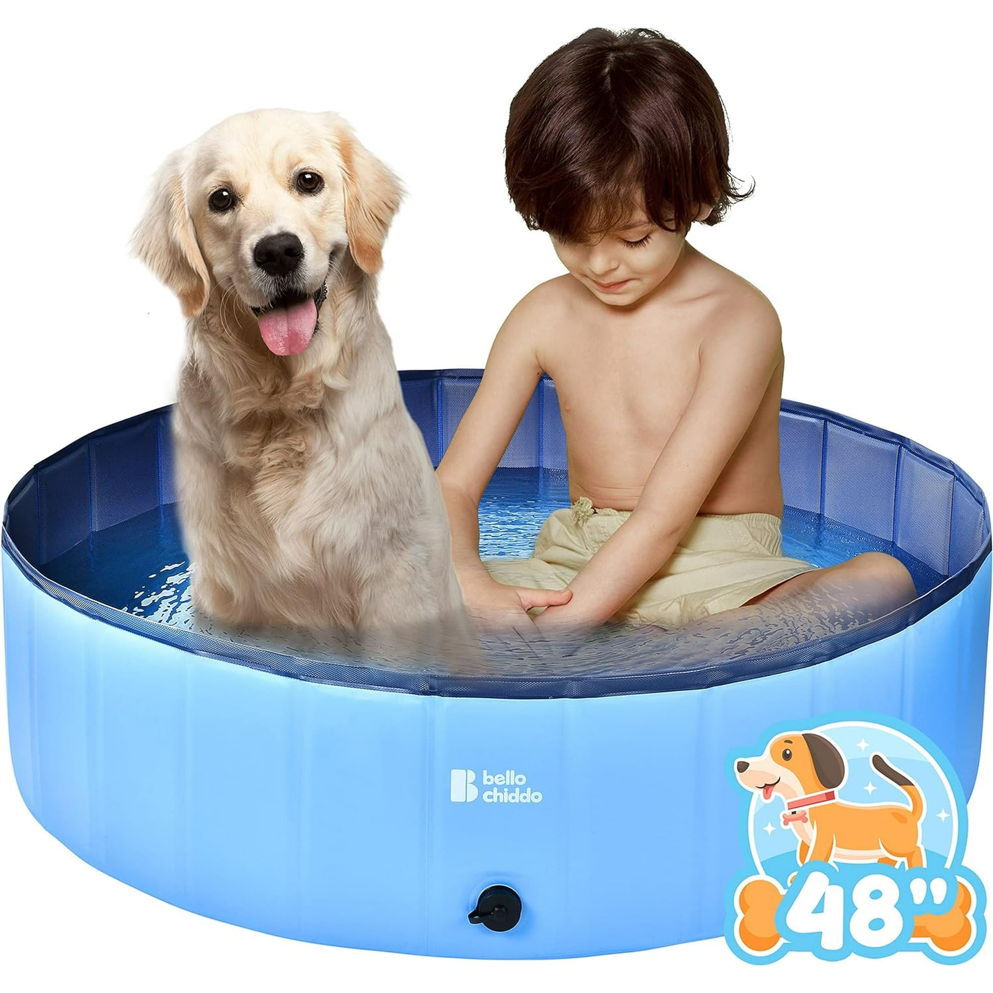 Toy Choi's Above Ground Swimming Pools for Pet, Hard Plastic Pool for ...