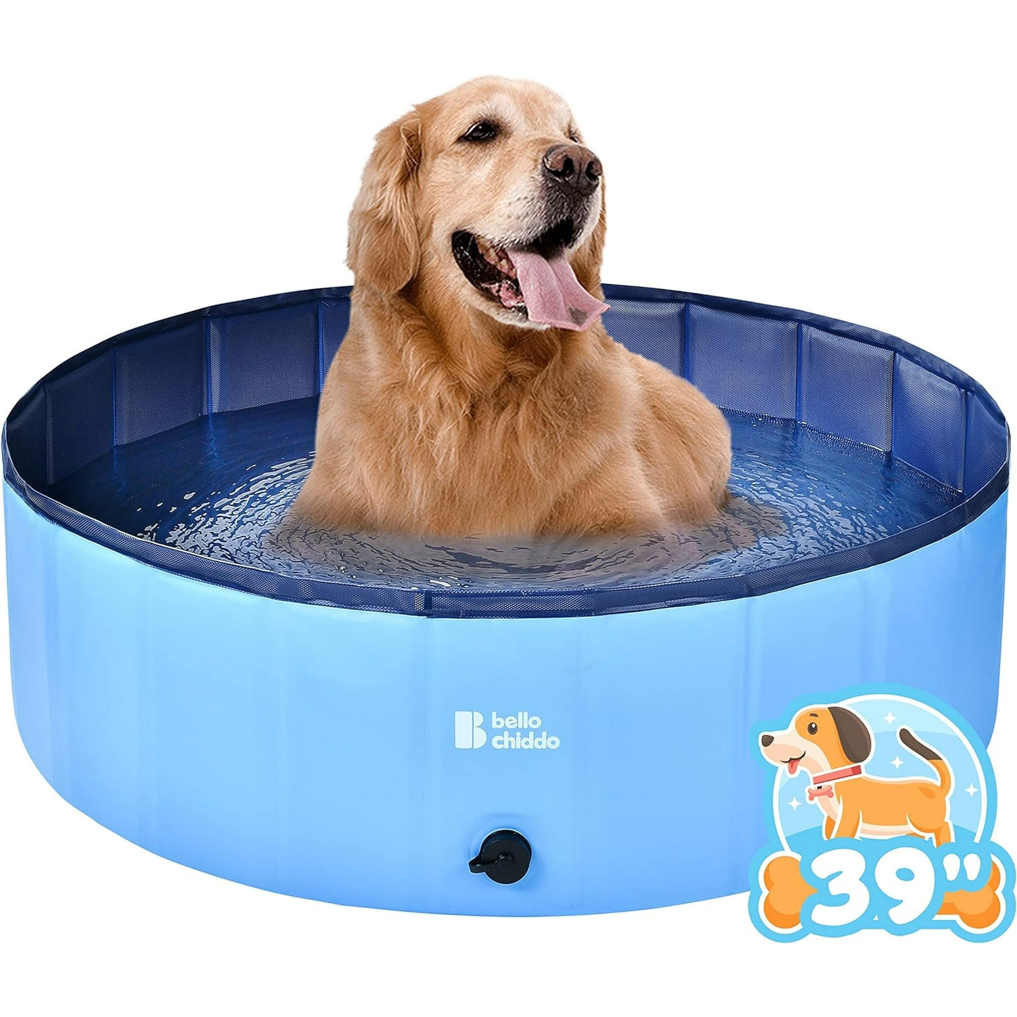 Toy Choi's Above Ground Swimming Pools for Pet, Hard Plastic Pool for ...