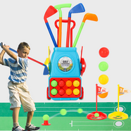 Franklin Sports Kids Plastic Golf Set - Adjustable Youth Clubs - Red ...