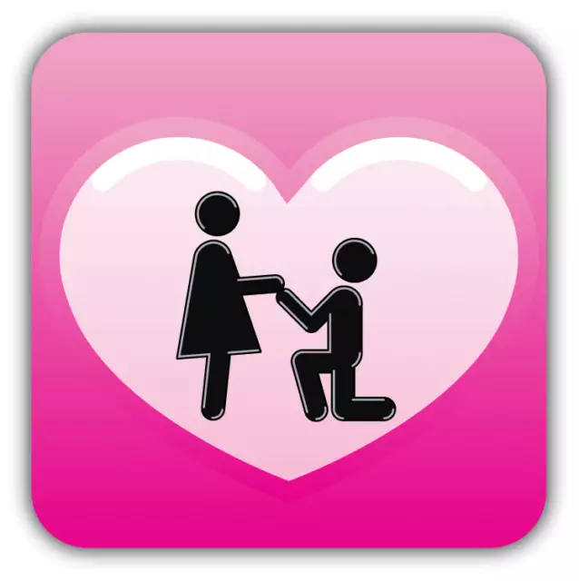 Young Couple Love Heart Car Sticker Phone Decal Water Bottle Stickers ...