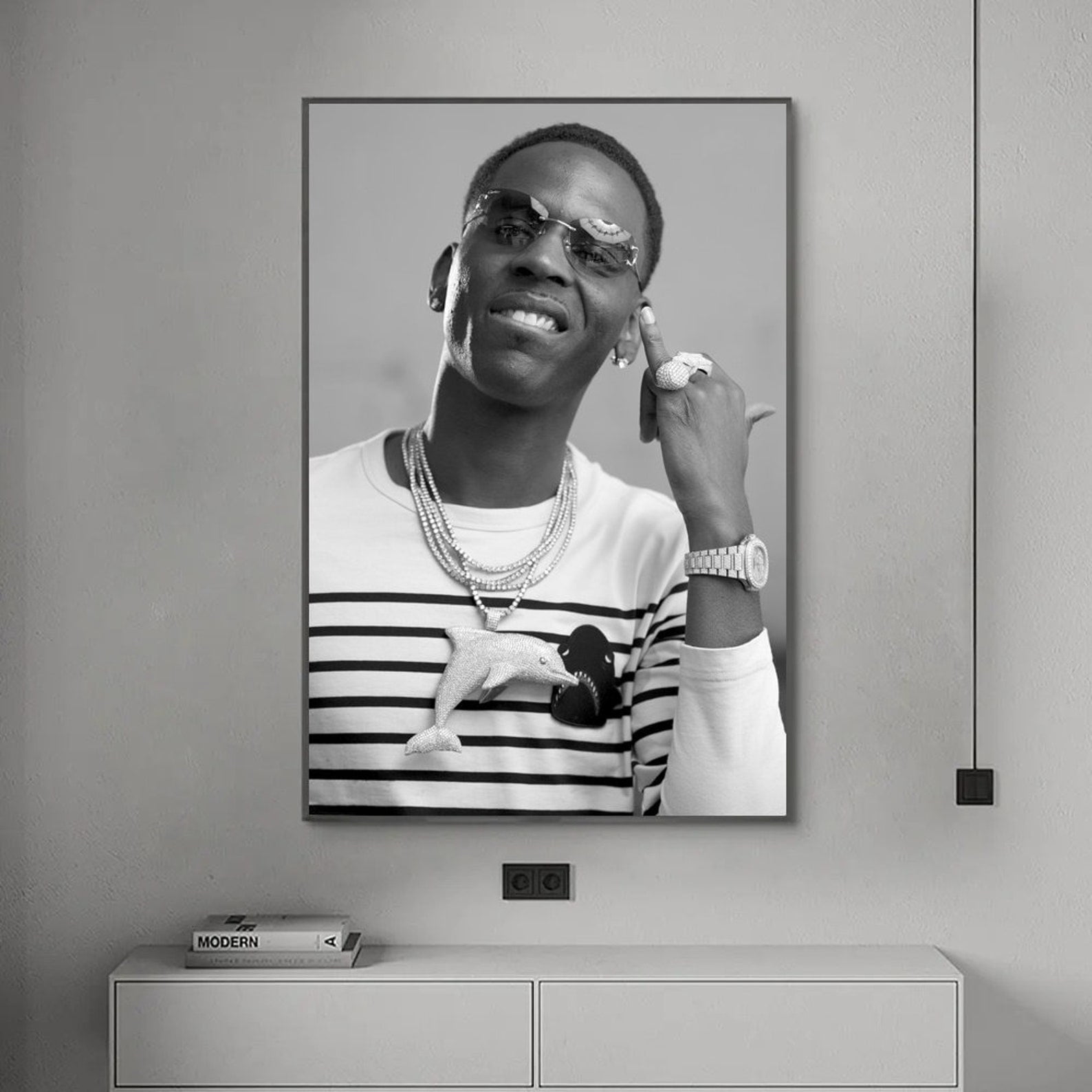 Young Dolph Memorial Rap Music Poster, Street Hip Hop Wall Art, Size ...