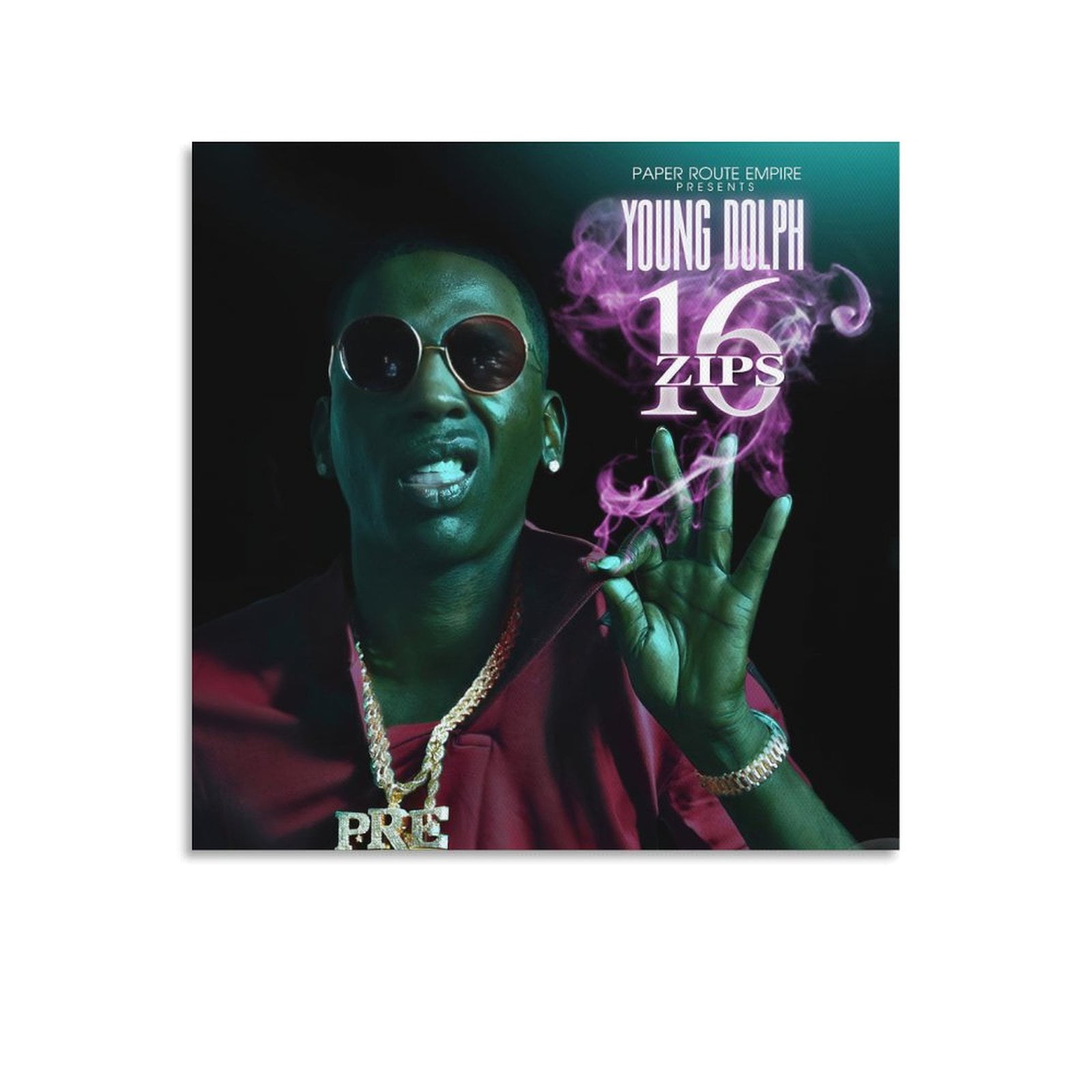 Young Dolph Poster Rapper Hiphop Music Album Cover Canvas Art Poster-16 ...