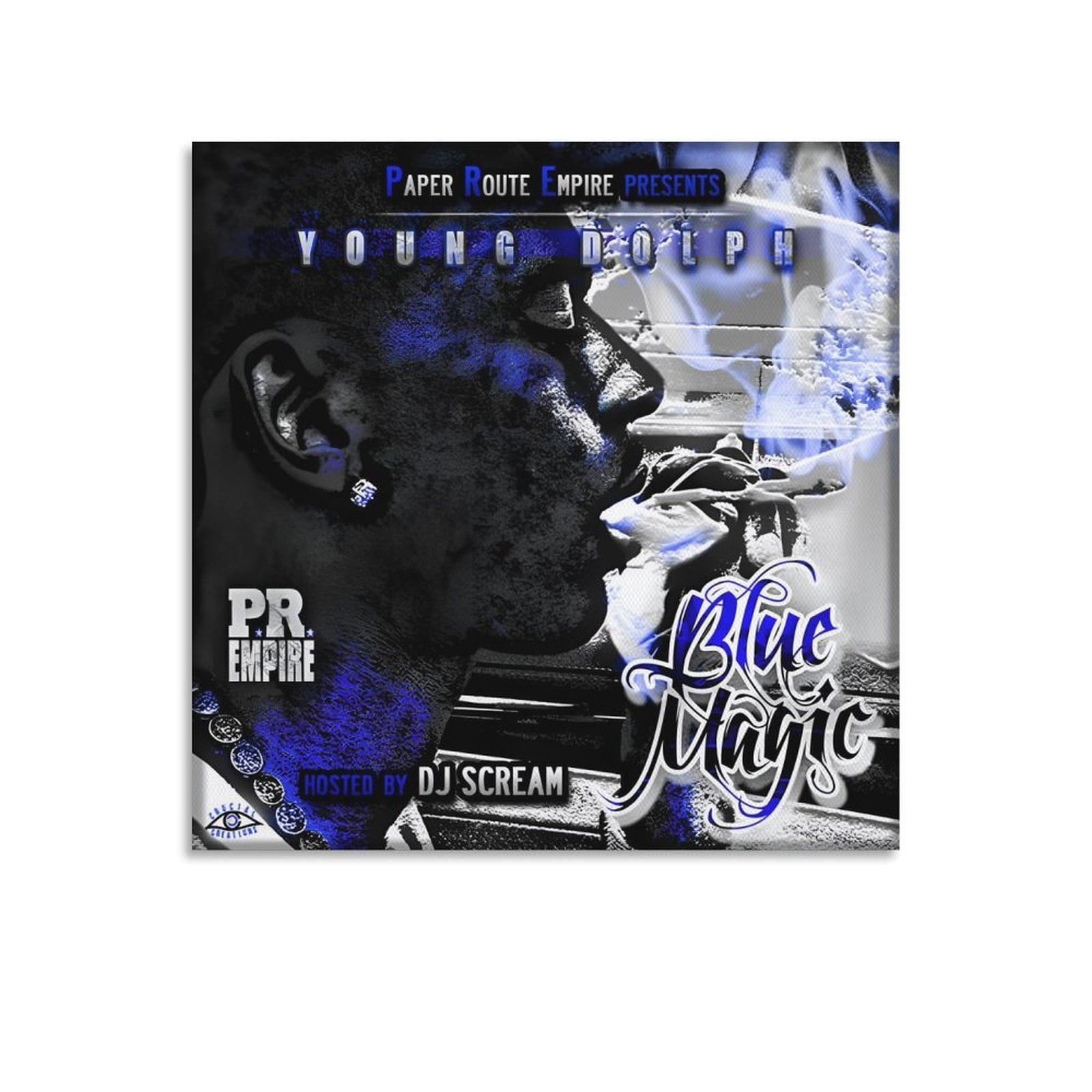 Young Dolph Poster Rapper Hiphop Music Album Cover Canvas Art Poster ...