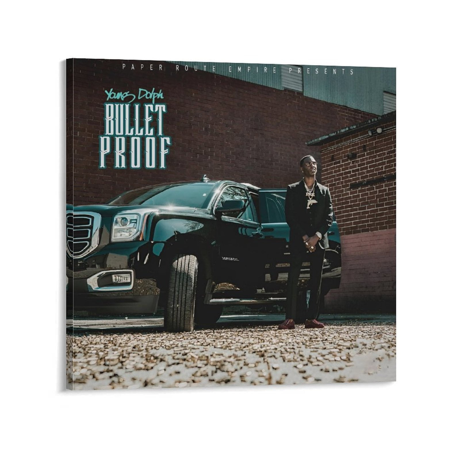 Young Dolph Poster Rapper Hiphop Music Album Cover Canvas Art Poster ...