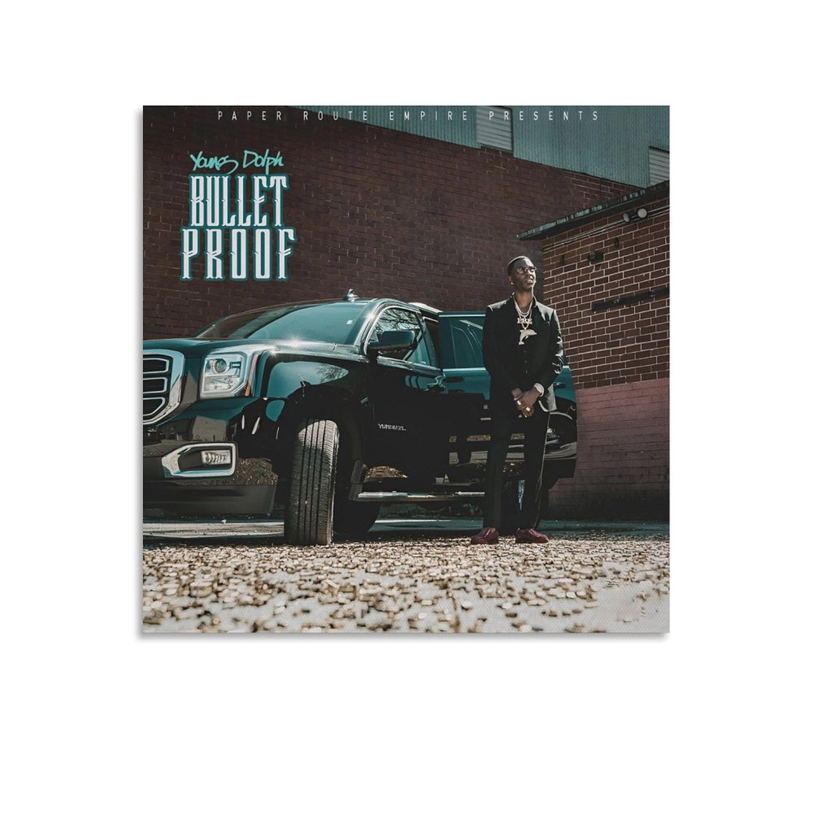 Young Dolph Poster Rapper Hiphop Music Album Cover Canvas Art Poster ...