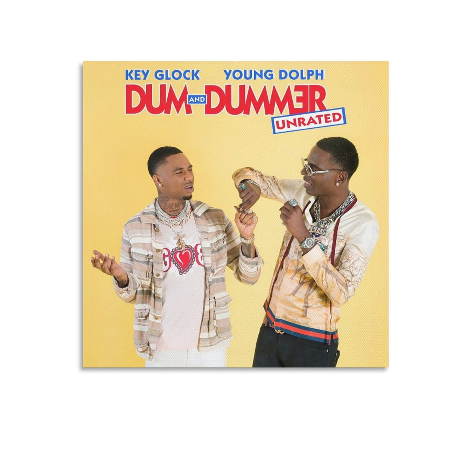 Young Dolph Poster Rapper Hiphop Music Album Cover Canvas Art Poster ...