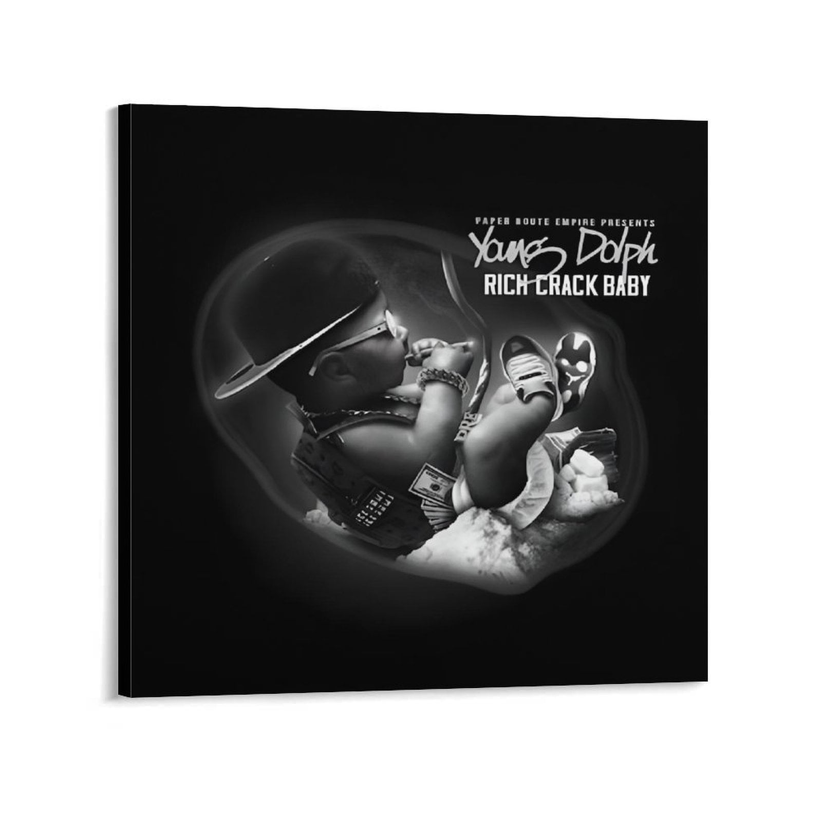 Young Dolph Poster Rapper Hiphop Music Album Cover Canvas Art Poster ...