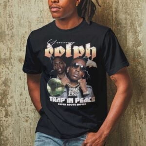 Young Dolph Rapper Black T-Shirt - Walmart.com
