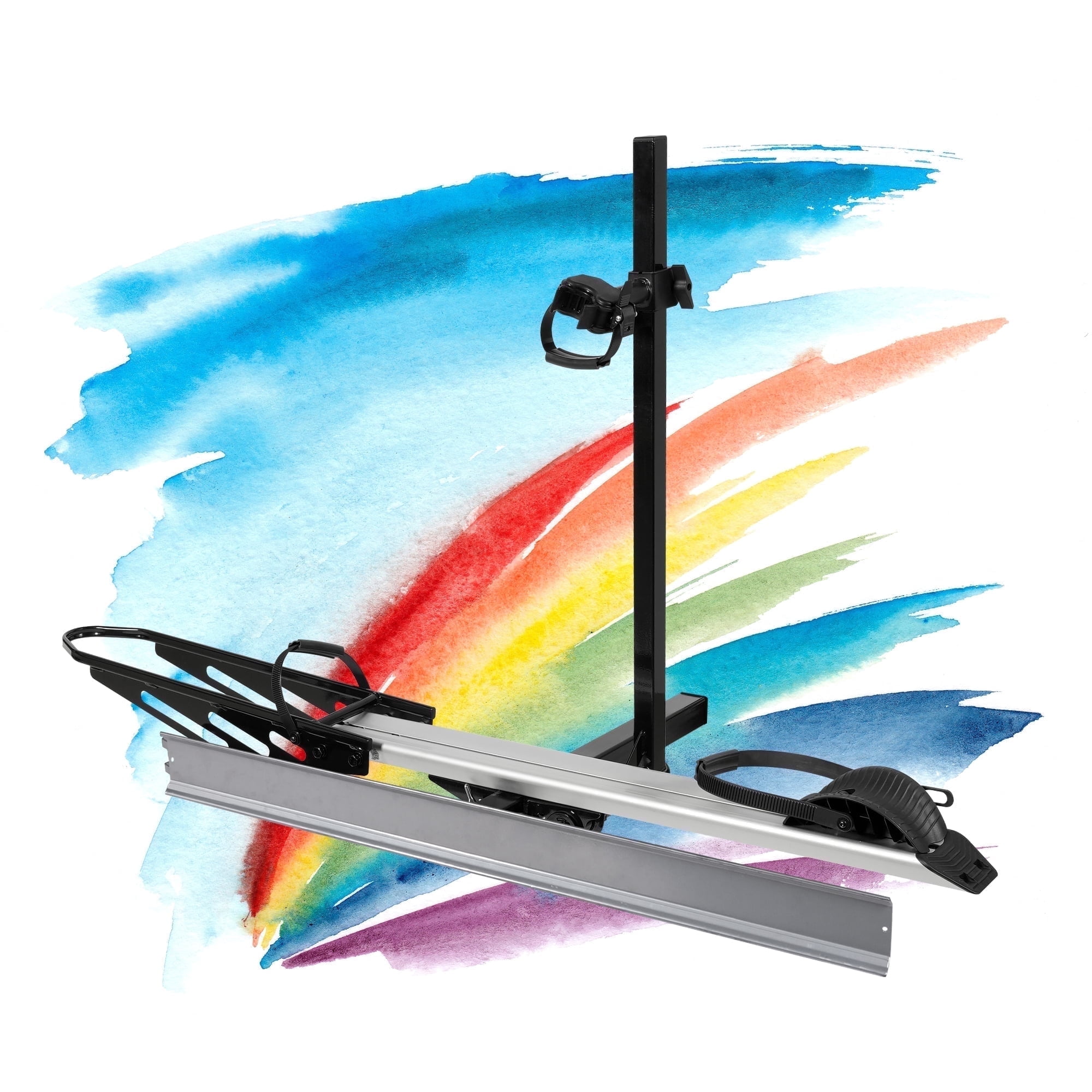 Young Electric Bike Rack with Ramp, 100 lbs Capacity Hitch Mount Style ...