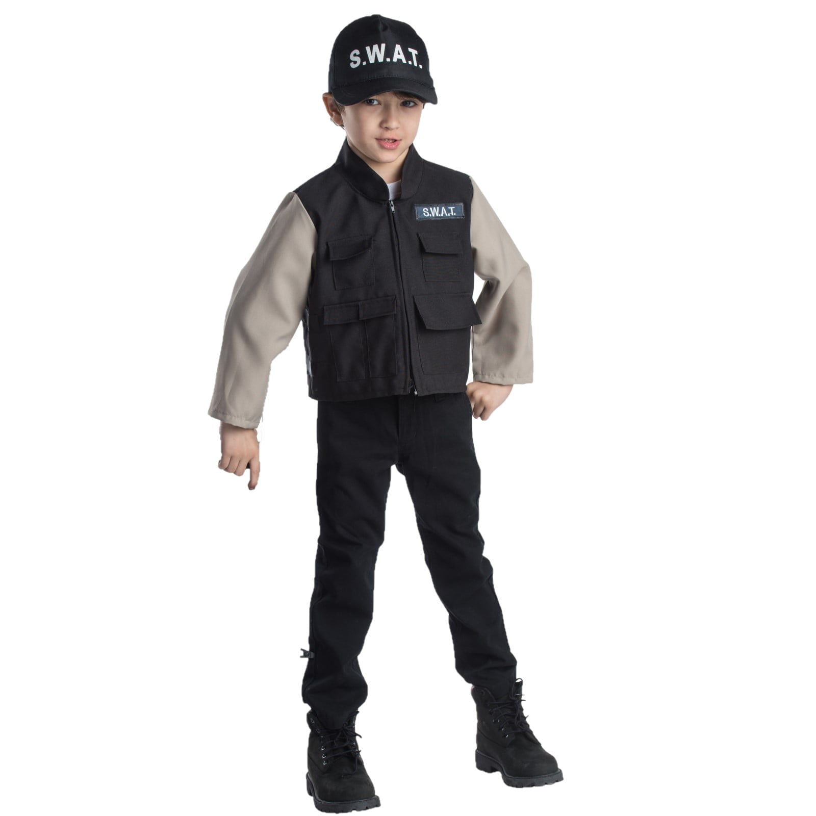 Young Heroes Child's SWAT Team Role Play Set Costume By Dress Up ...
