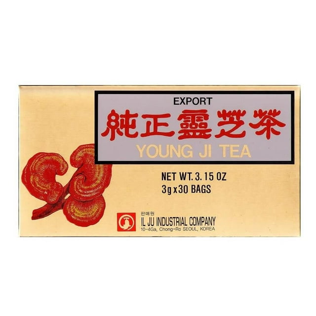 Young Ji Tea, Korean Reishi Ling Zhi Tea (30 Teabags) - Walmart.com