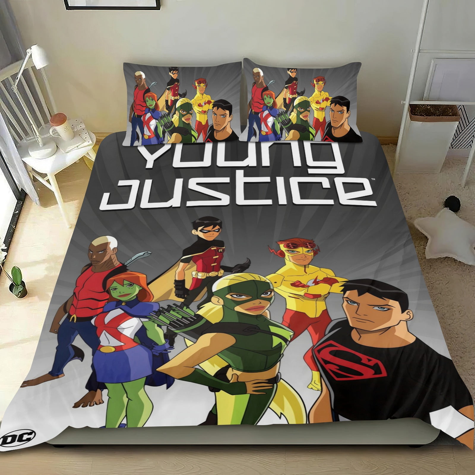 Young Justice-Bed Duvet Cover Microfiber Bedding Sets 3D Printed ...