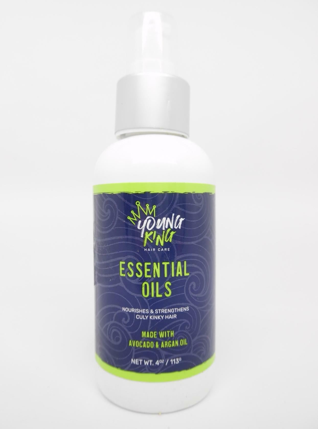 Young King 4oz Kids Essential Hair Care Oils For Boys | Supports Growth ...