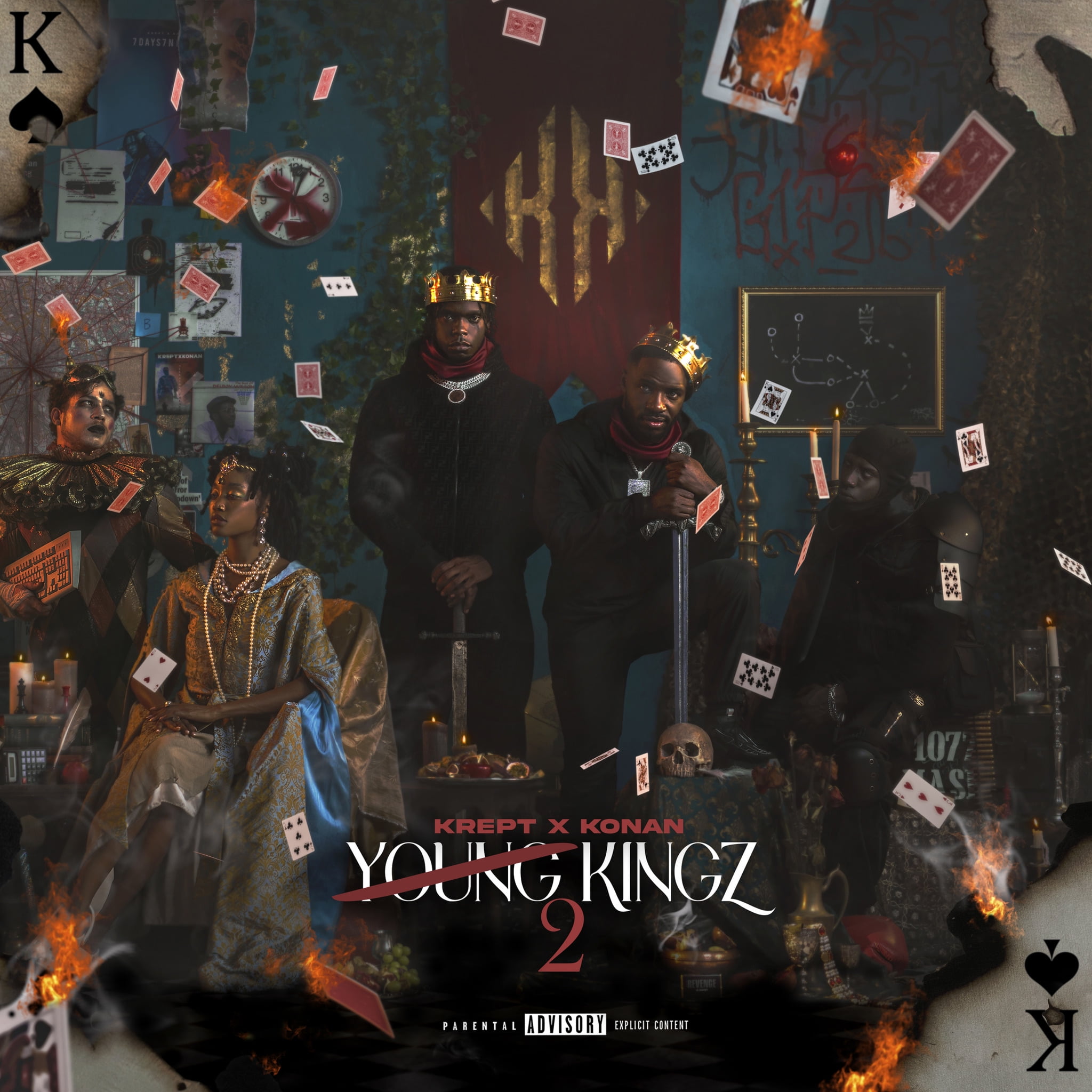 Krept & Konan Young Kingz II (Vinyl Record) 12" Album Coloured Vinyl ...