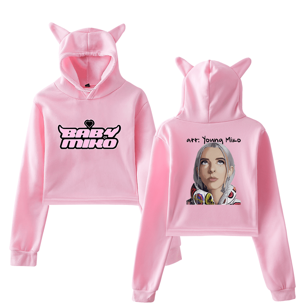 Young Miko Merch Baby Miko Hoodie Pullover Cat Ears Hoodie Fashion Hip ...